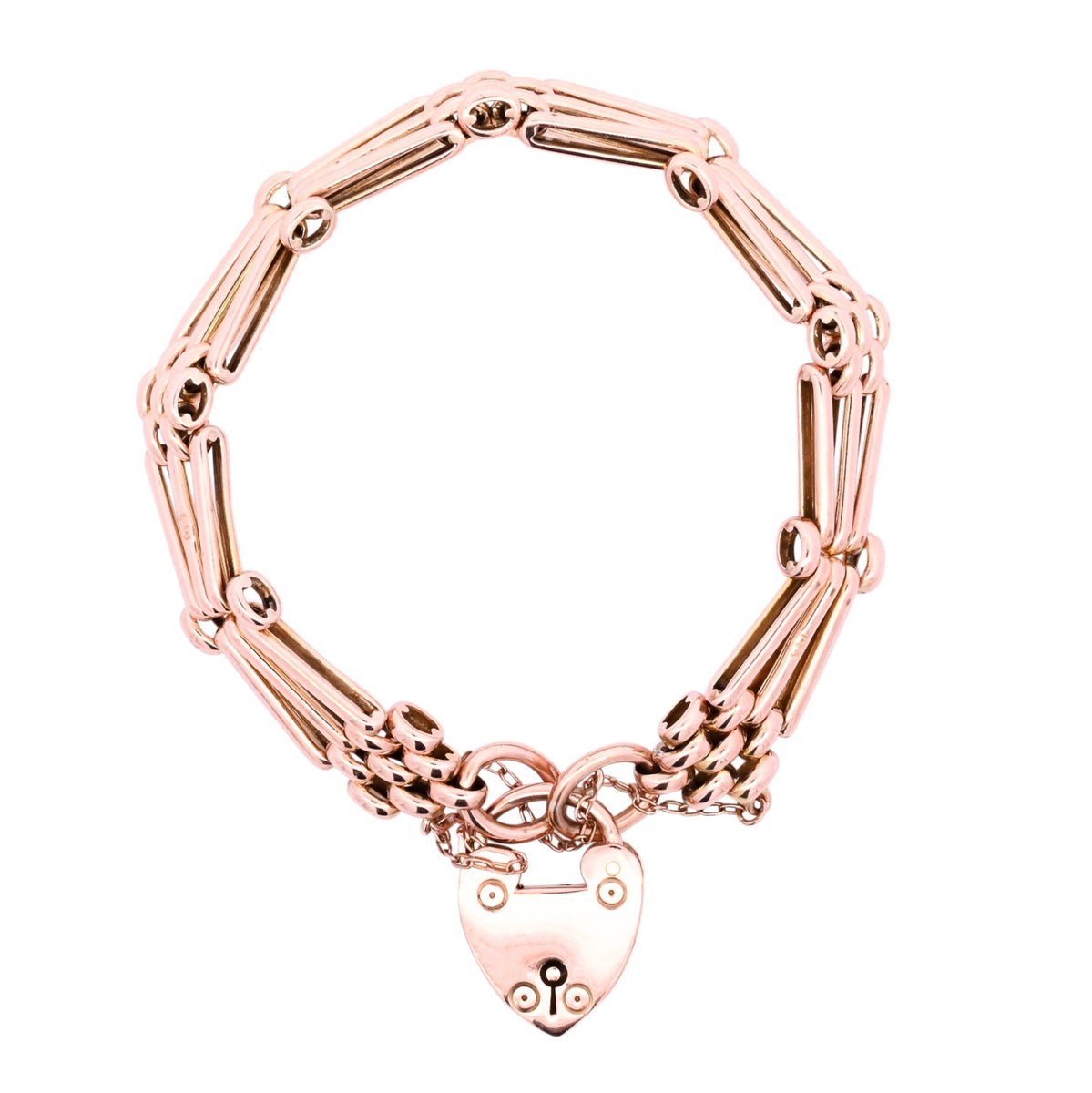Antique 9ct Gold 3 Bar Gate Bracelet – Wray & Co